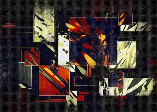 Kocke i trouglovi slike – Posteraj - štampa i uramljivanje