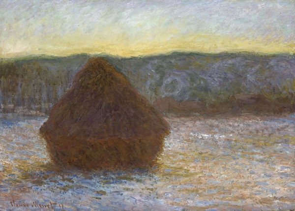 Claude Monet, Grainstack, Thaw, Sunset, 1891 – Posteraj - štampa i ...