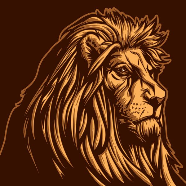 Lav crtez – Posteraj - štampa i uramljivanje